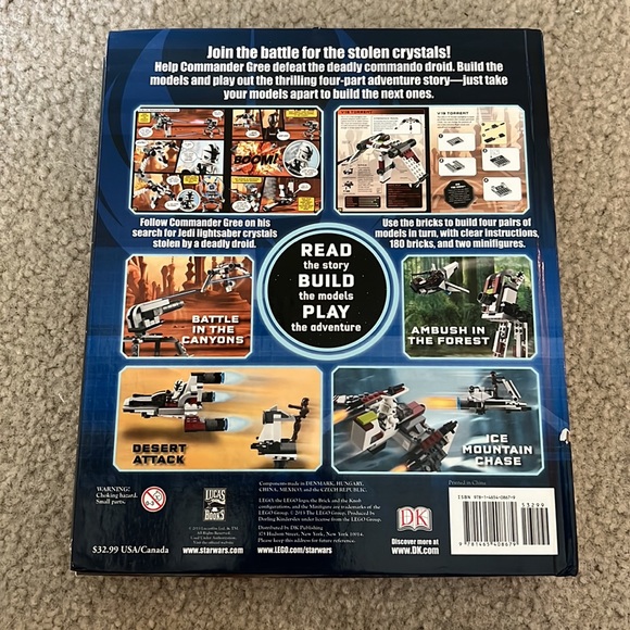 Lego | Other | Lego Star Wars Brickmaster Book Battle For The Stolen ...